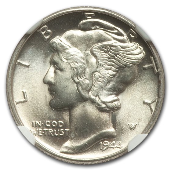 Buy 1944 Mercury Dime MS-67 NGC CAC (FB) | APMEX