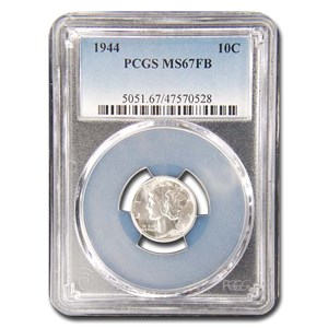 Buy 1944 Mercury Dime MS-67 PCGS (FB) | APMEX