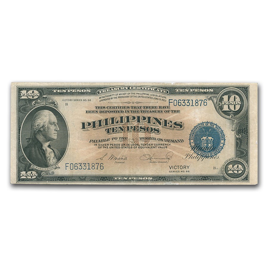 Buy 1944 Philippines 1 Peso Note Victory Issue Fine | APMEX