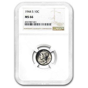Buy 1944-S Mercury Dime MS-66 NGC | APMEX