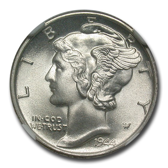 Buy 1944-S Mercury Dime MS-67+ NGC (FB) | APMEX