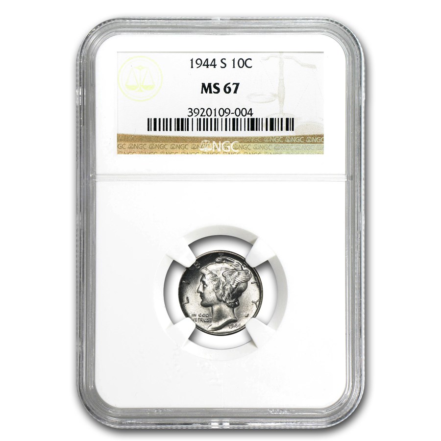 Buy 1944-S Mercury Dime MS-67 NGC | APMEX