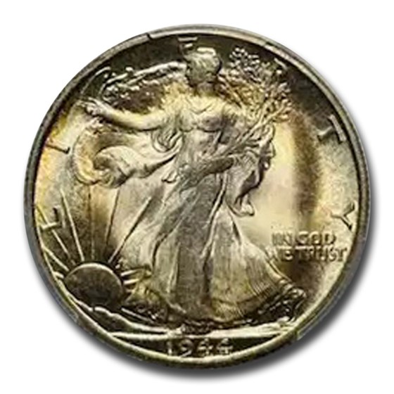 Buy 1944-S Walking Liberty Half Dollar MS-66+ PCGS CAC | APMEX