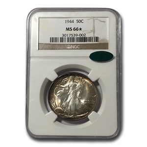 Buy 1944 Walking Liberty Half Dollar MS-66* NGC CAC | APMEX