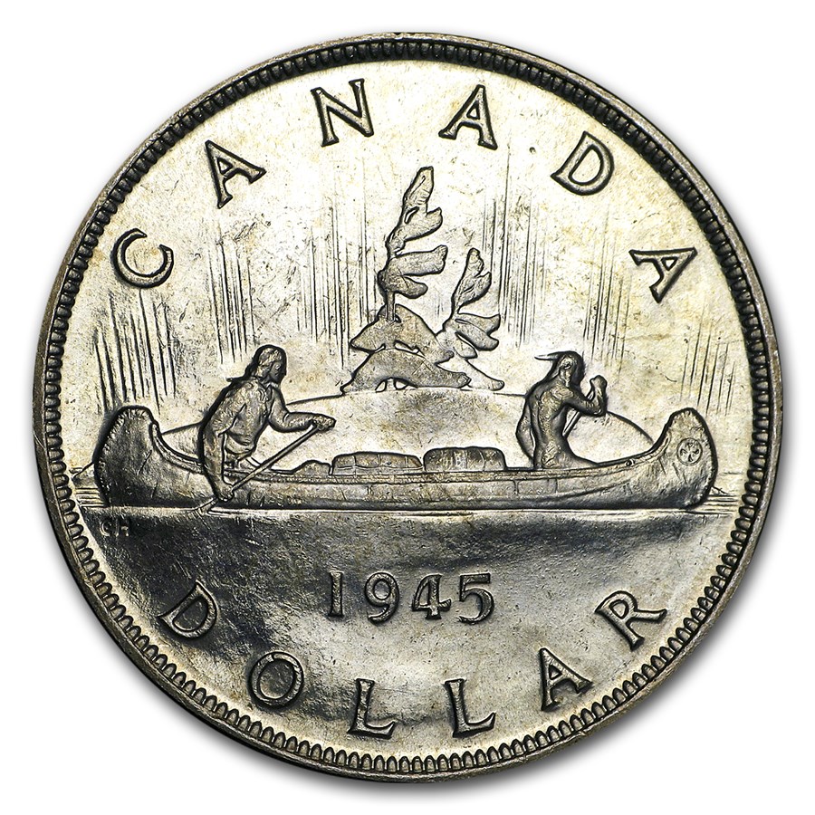 Buy 1945 Canada Silver Dollar George VI BU | APMEX