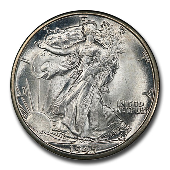 Buy 1945-D Walking Liberty Half Dollar MS-67 PCGS CAC | APMEX