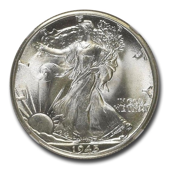 Buy 1945-D Walking Liberty Half Dollar MS-68 NGC | APMEX