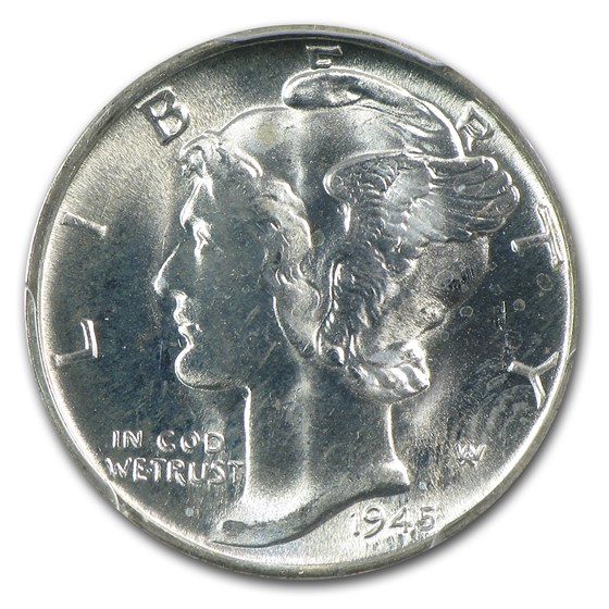 Buy 1945 Mercury Dime MS-65 PCGS | APMEX