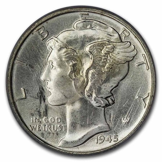 Buy 1945 Mercury Dime MS-67 PCGS | APMEX