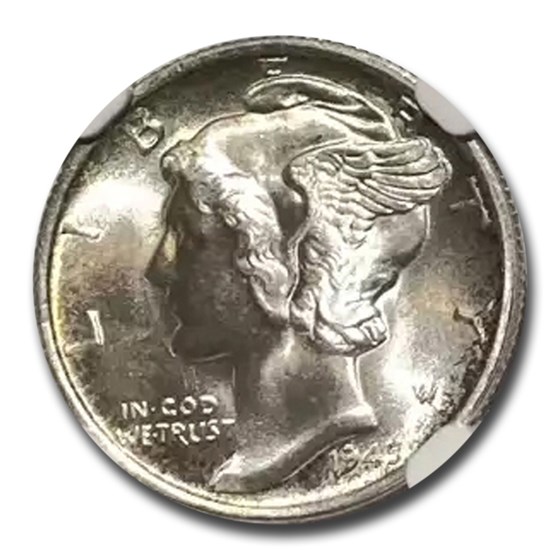 Buy 1945-S Mercury Dime MS-65 NGC (Micro S) | APMEX