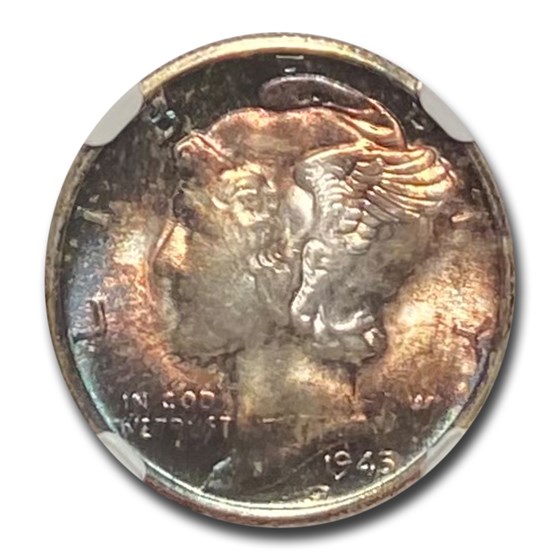 Buy 1945-S Mercury Dime MS-66* NGC | APMEX