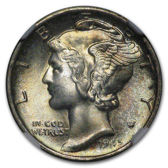 Buy 1945-S Mercury Dime MS-66 NGC | APMEX