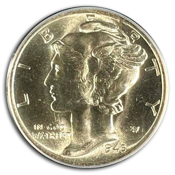 Buy 1945-S Mercury Dime MS-66 PCGS (Micro S) | APMEX