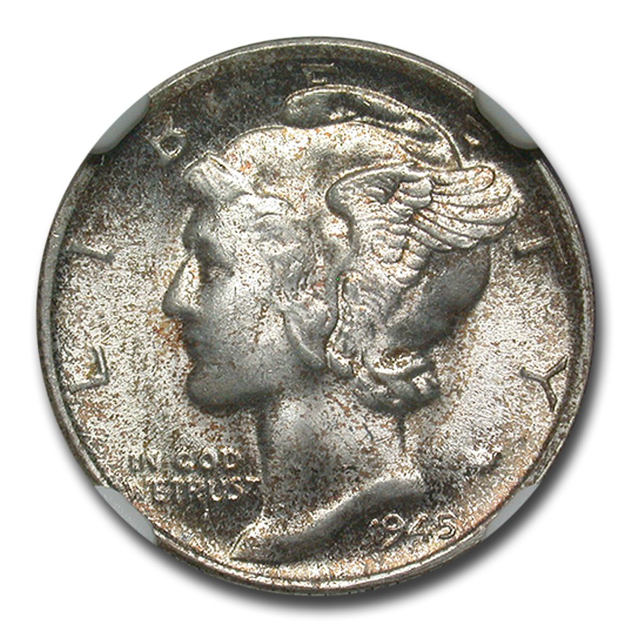 Buy 1945-S Mercury Dime MS-67 NGC (Micro S) | APMEX