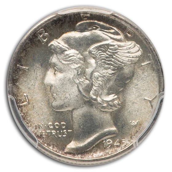 Buy 1945-S Mercury Dime MS-67 PCGS (FB) | APMEX