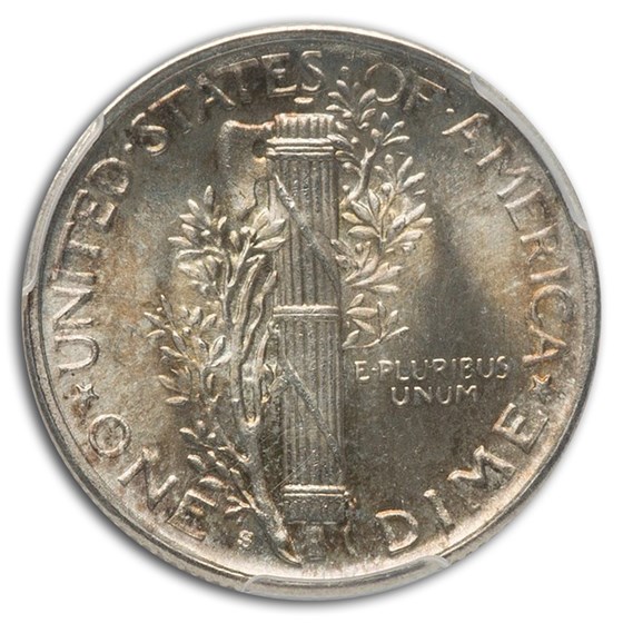 Buy 1945-S Mercury Dime MS-67 PCGS (FB) | APMEX