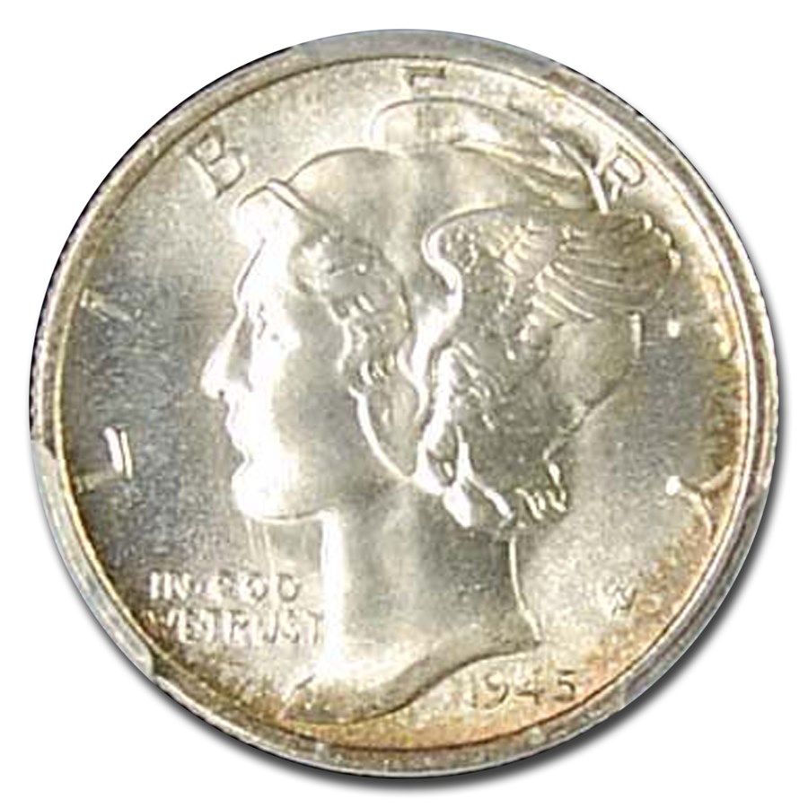 Buy 1945-S Mercury Dime MS-67 PCGS (Micro S) | APMEX