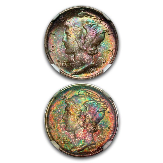 Buy 1945-S Mercury Dime MS-68 NGC (Micro S) | APMEX