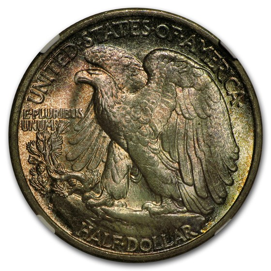 Buy 1945-S Walking Liberty Half Dollar MS-65 NGC (Beautiful Toning) | APMEX