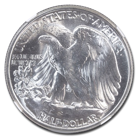 Buy 1945 Walking Liberty Half Dollar MS-66+ NGC CAC | APMEX