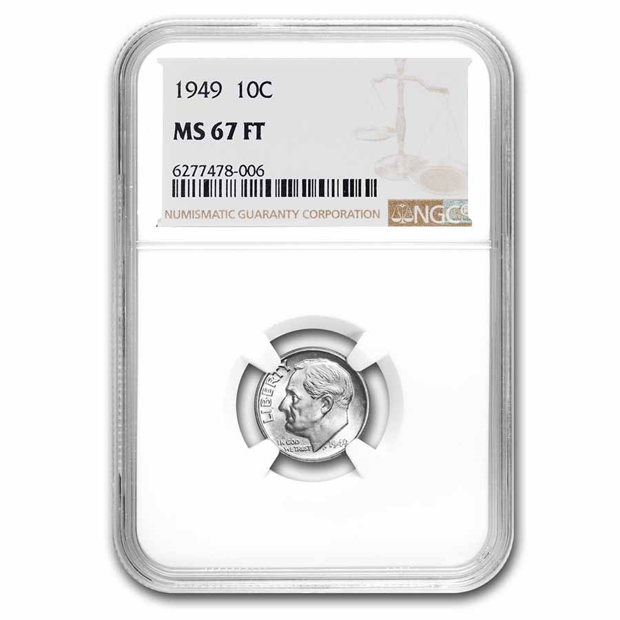 Buy 1946 Roosevelt Dime MS-67 NGC (Full Torch) | APMEX