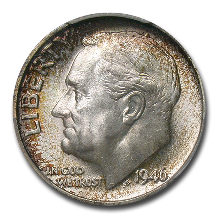 Buy 1946 Roosevelt Dime MS-67 PCGS (FB) | APMEX