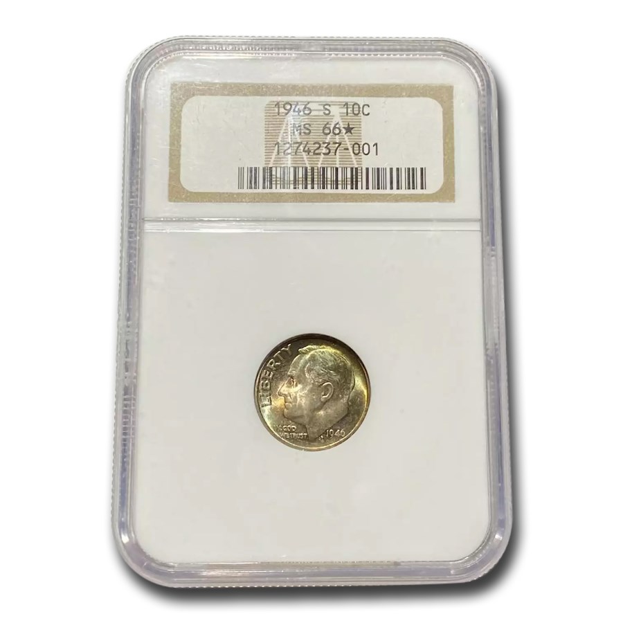 Buy 1946-S Roosevelt Dime MS-66* NGC | APMEX