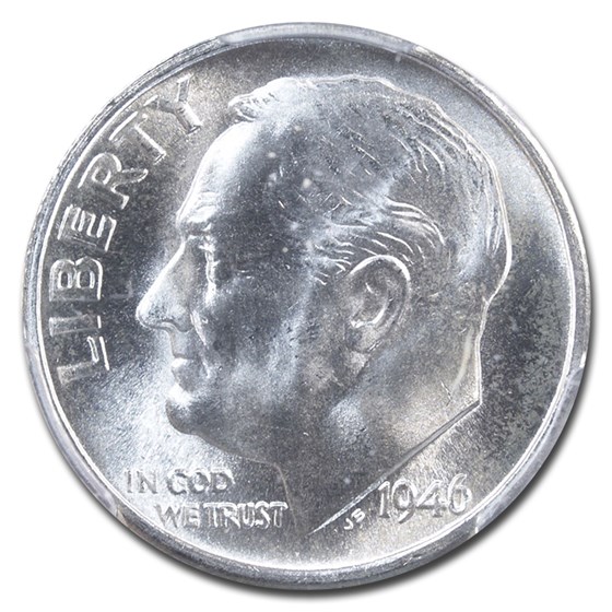 Buy 1946-S/S Roosevelt Dime MS-66 PCGS (DDR & RPM, FS-502) | APMEX