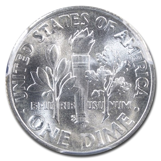 Buy 1946-S/S Roosevelt Dime MS-66 PCGS (DDR & RPM, FS-502) | APMEX