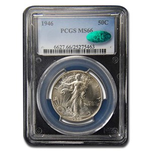 Buy 1946 Walking Liberty Half Dollar MS-66 PCGS CAC | APMEX