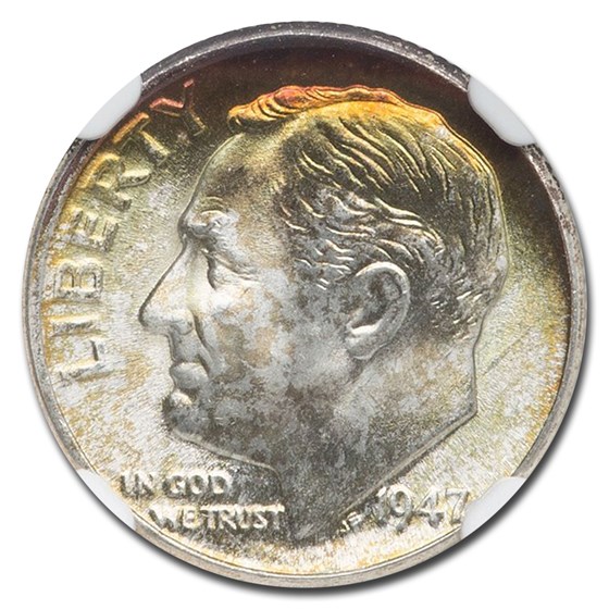 Buy 1947-D Roosevelt Dime MS-68 NGC (FT) | APMEX
