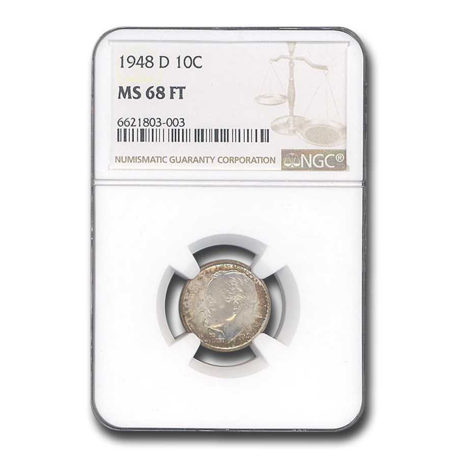 Buy 1948-D Roosevelt Dime MS-68 NGC | APMEX