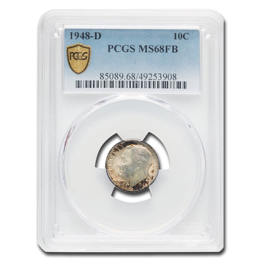 Buy 1948-D Roosevelt Dime MS-68 PCGS (FB) | APMEX