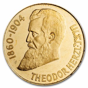 Buy 1948 Israel Gold Leaders of Israel Gold Medal | APMEX