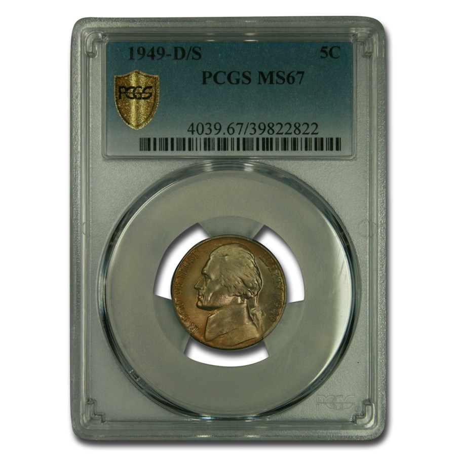 Buy 1949-D/S Jefferson Nickel MS-67 PCGS | APMEX