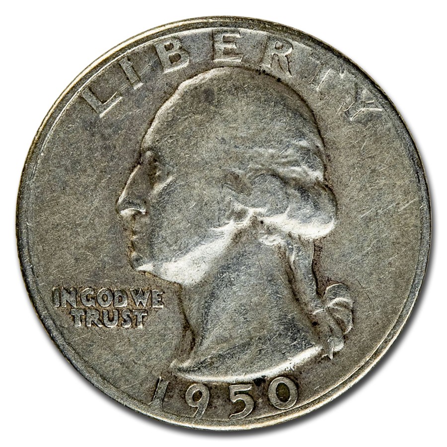Buy 1950-D/S Washington Quarter VF | APMEX