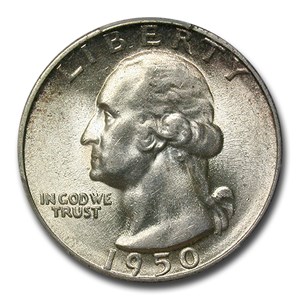 1950-S/D Washington Quarter AU-58 PCGS