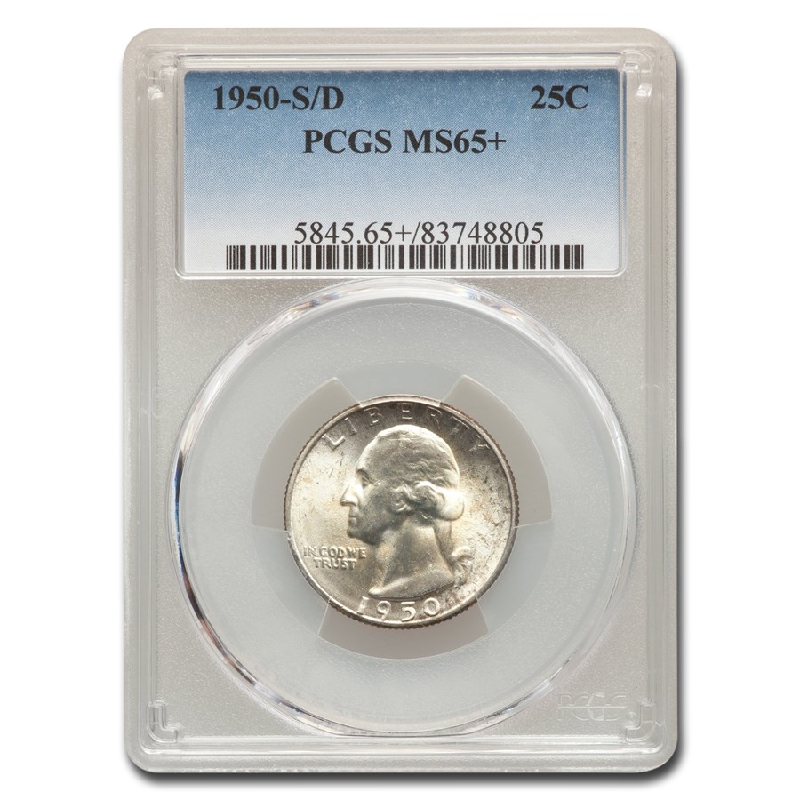 Buy 1950-S/D Washington Quarter MS-65+ PCGS | APMEX