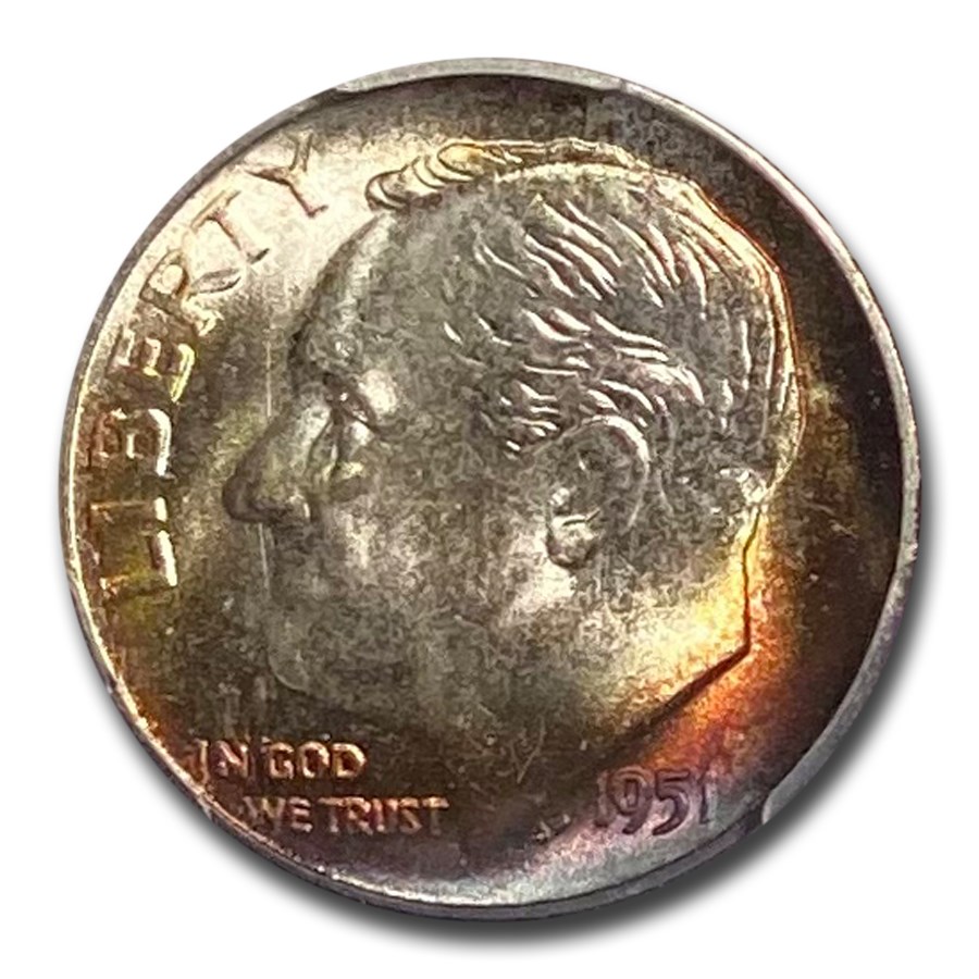 Buy 1951-S Roosevelt Dime MS-67+ PCGS (FB) | APMEX