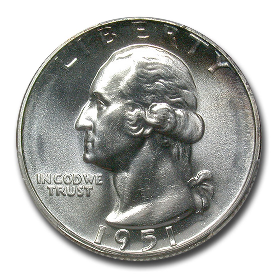 Buy 1951 Washington Quarter PR-67+ PCGS | APMEX