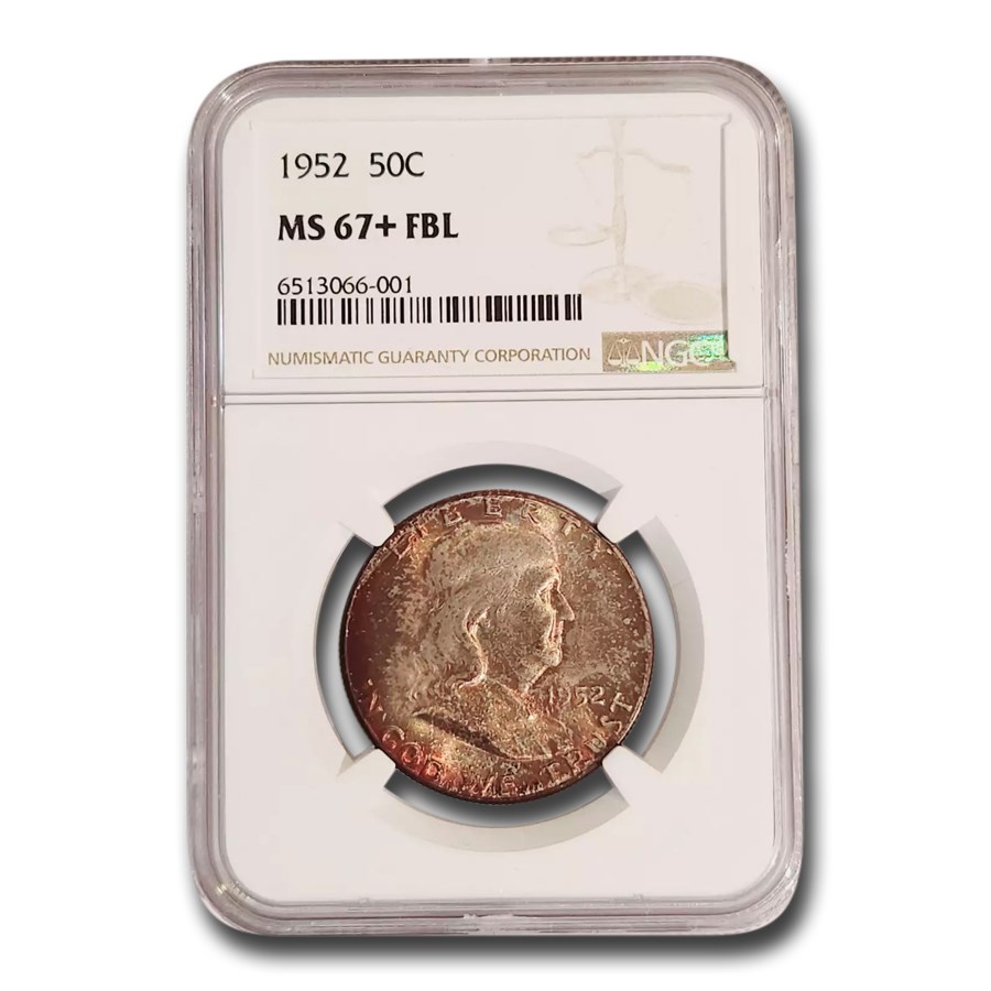 Buy 1952 Franklin Half Dollar MS-67+ NGC (FBL) | APMEX