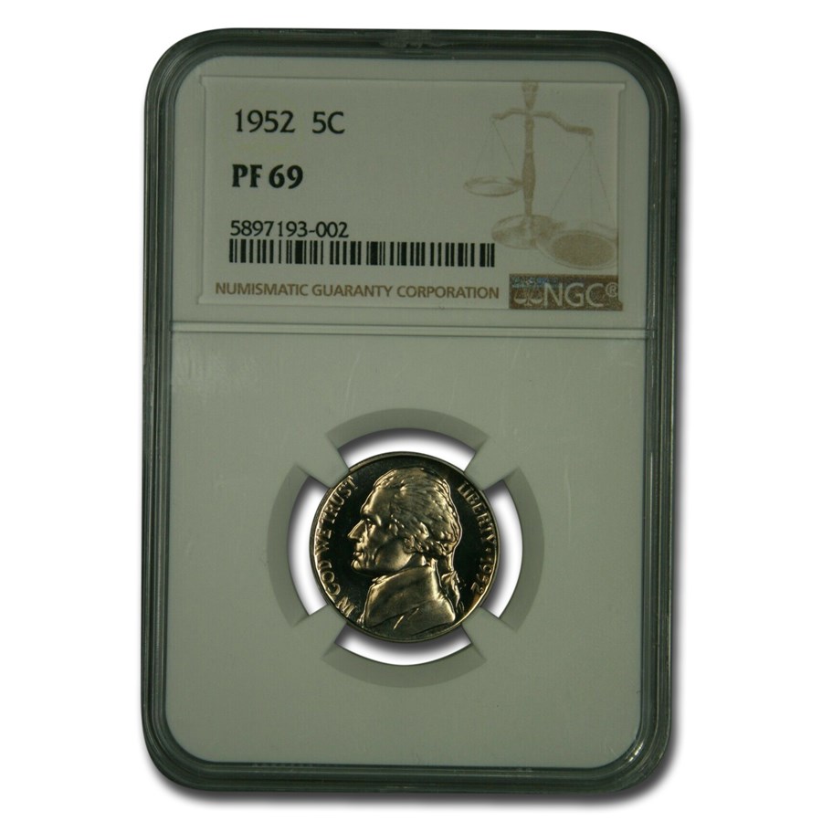 Buy 1952 Jefferson Nickel PF-69 NGC | APMEX
