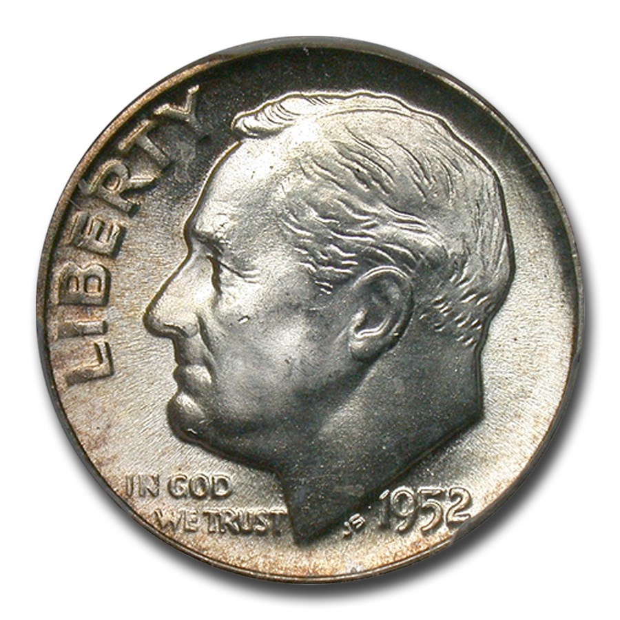Buy 1952 Roosevelt Dime MS-67 PCGS (FB) | APMEX