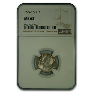 Buy 1952-S Roosevelt Dime MS-68 NGC | APMEX