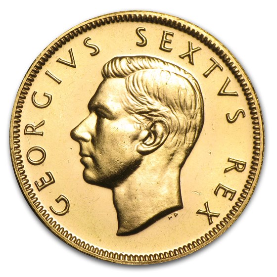 Buy 1952 South Africa Gold 1 Pound George VI BU/Proof | APMEX