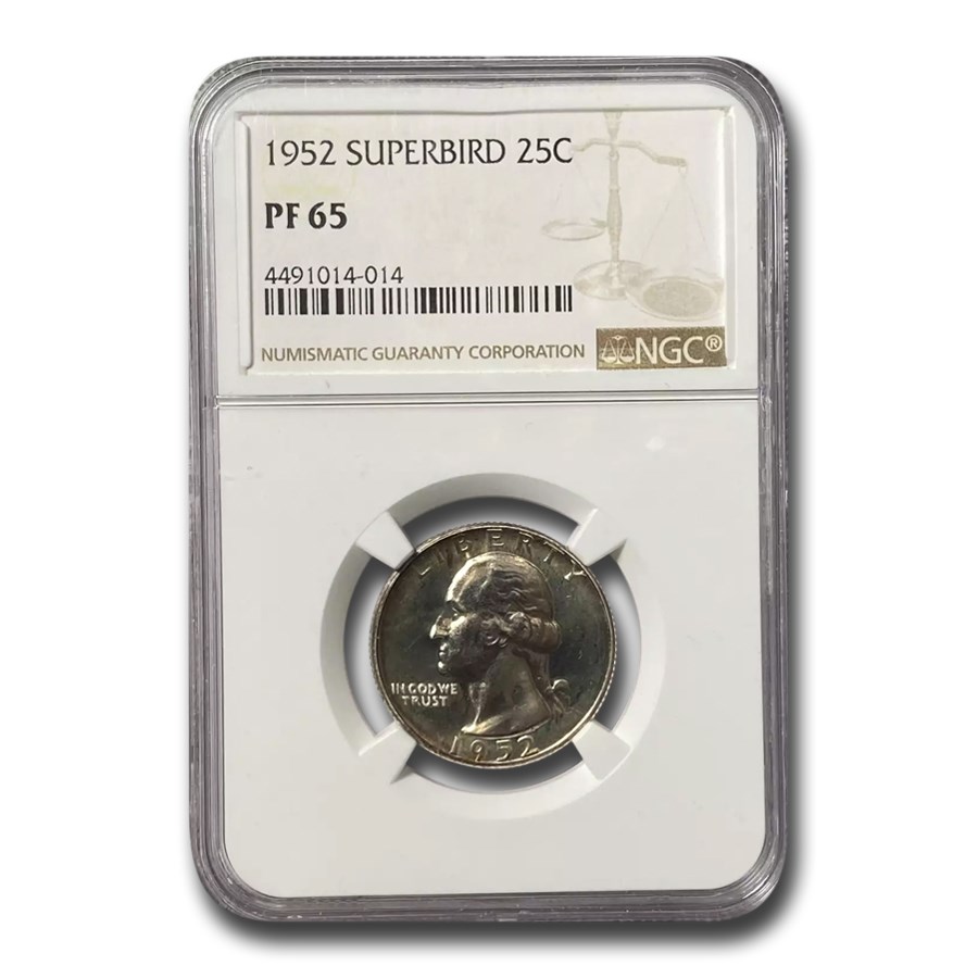Buy 1952 Washington Quarter PF-65 NGC (Superbird) | APMEX
