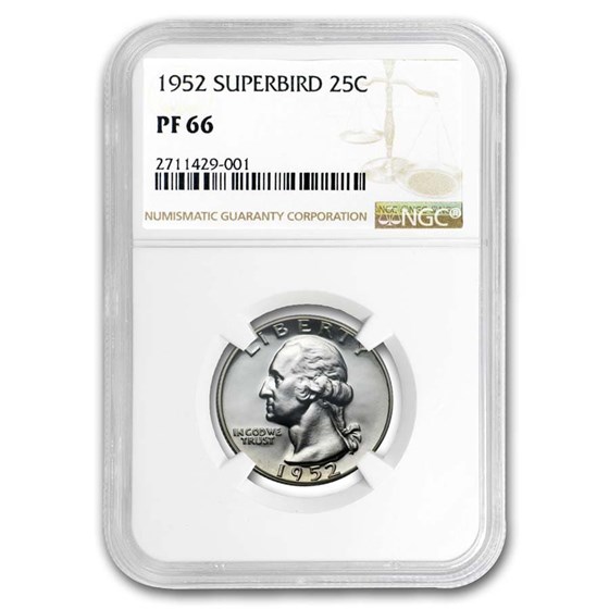 Buy 1952 Washington Quarter PF-66 NGC (Superbird) | APMEX