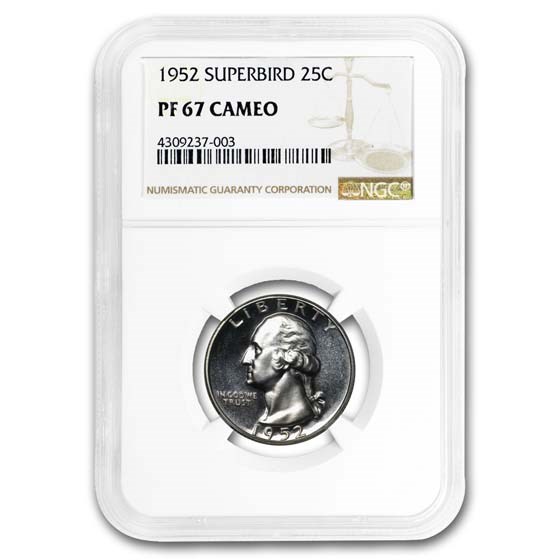 Buy 1952 Washington Quarter PF-67 Cameo NGC (Superbird) | APMEX