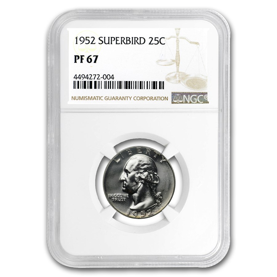 Buy 1952 Washington Quarter PF-67 NGC (Superbird) | APMEX