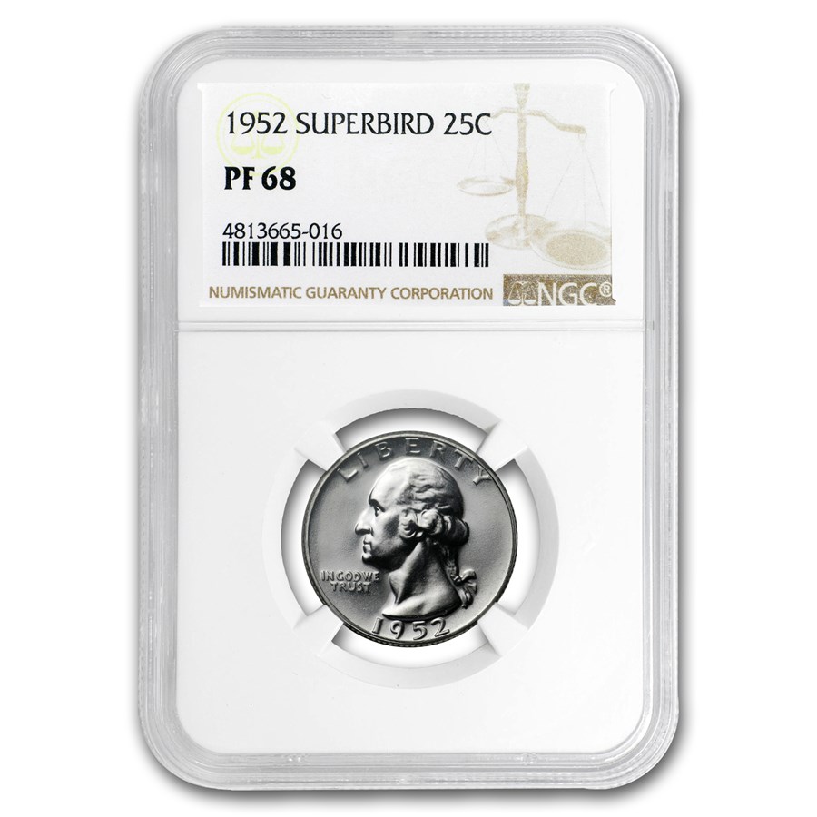 Buy 1952 Washington Quarter PF-68 NGC (Superbird) | APMEX